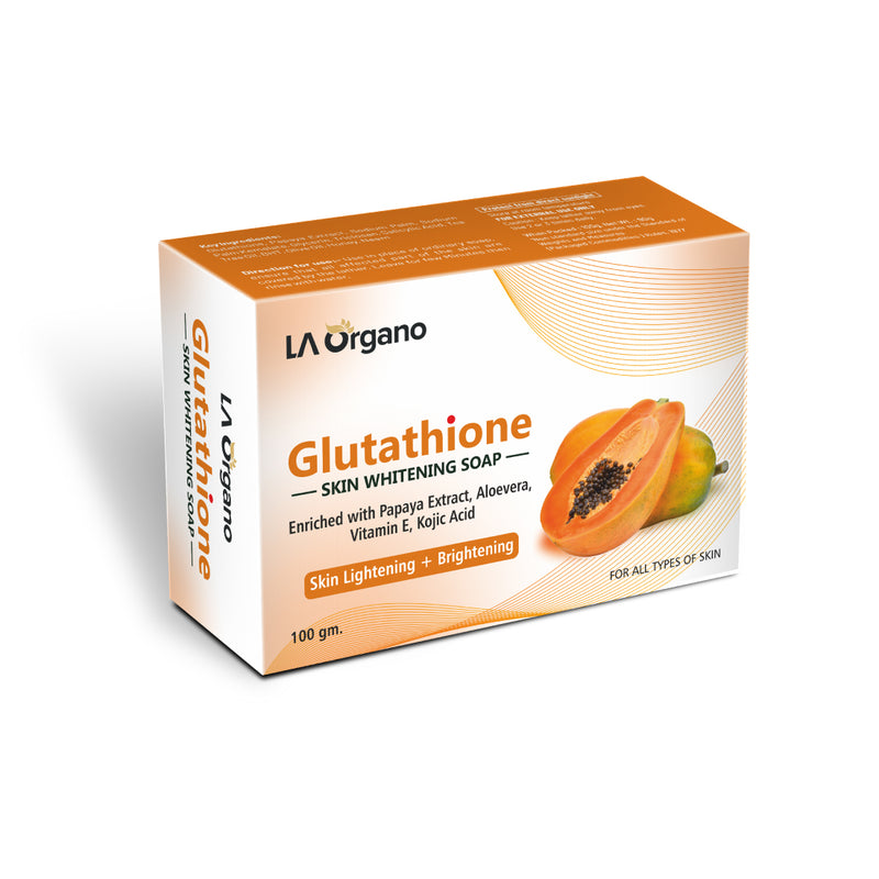 Glutathione Papaya Skin Whitening Soap LA Organo