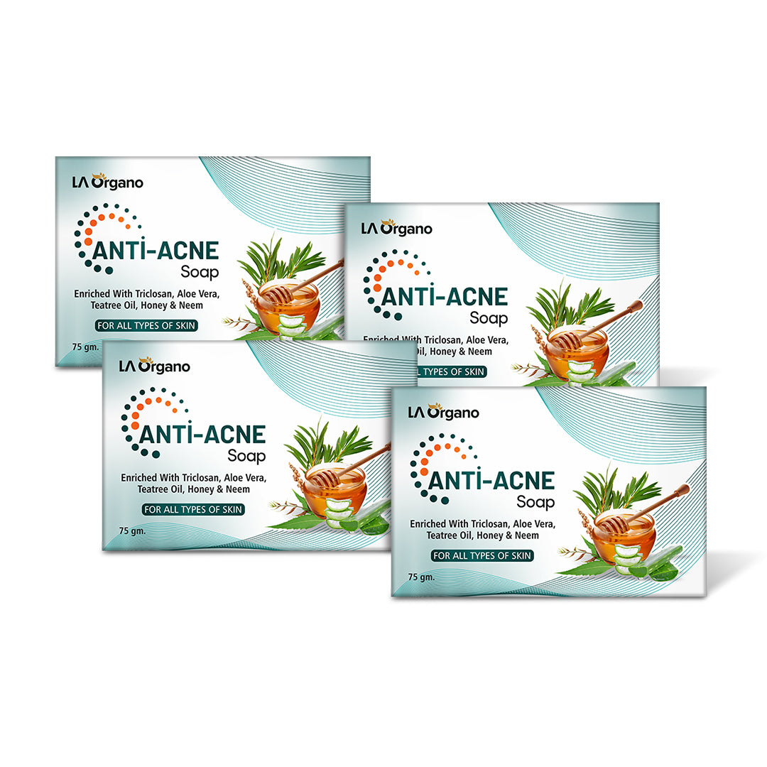 LA Organo Anti Acne Soap For Remove Acne, Blemishes & Scars Soap